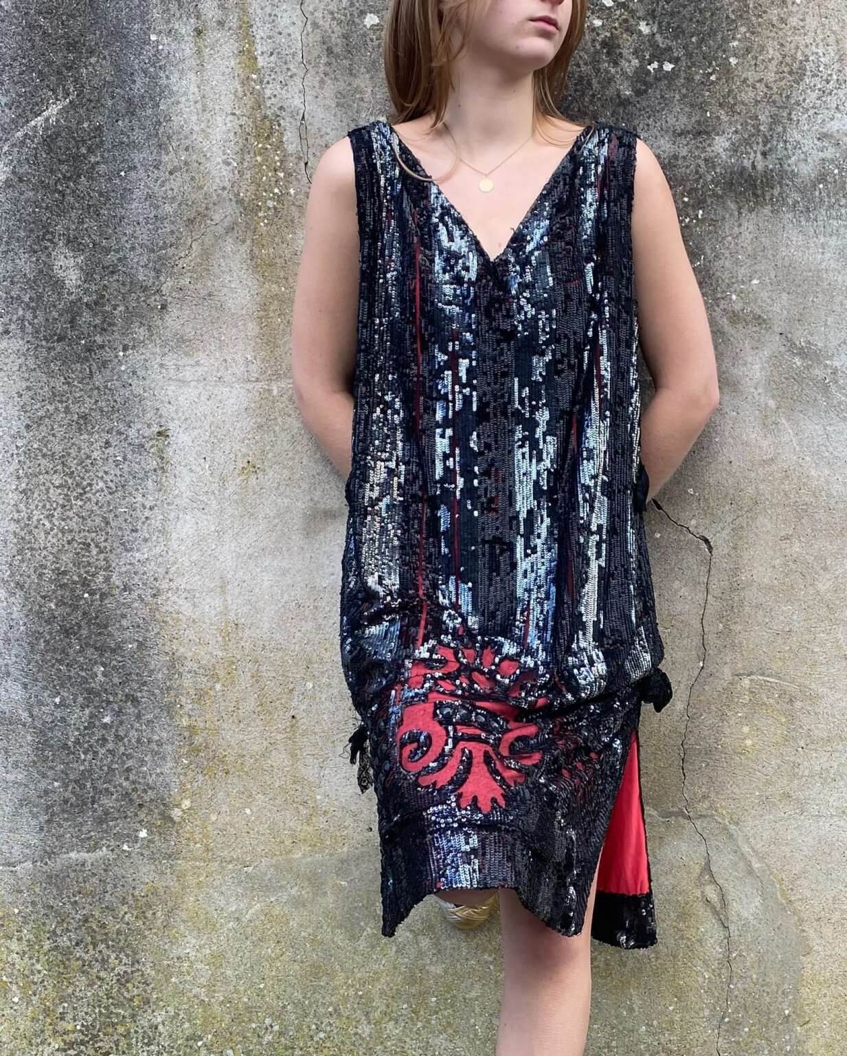 Astounding 1920s Sequin tabard Dress - Ashwell & Co.